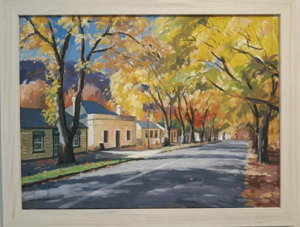 'Autumn Arrowtown' by Bill MacCormick - Bill MacCormick artist Kiwi Art ...